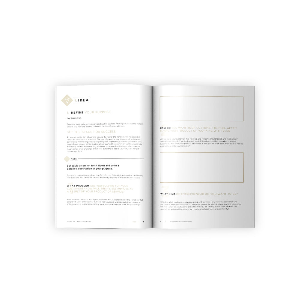 THE LAUNCH WORKBOOK: Self-Study Guide – The Launch Planner